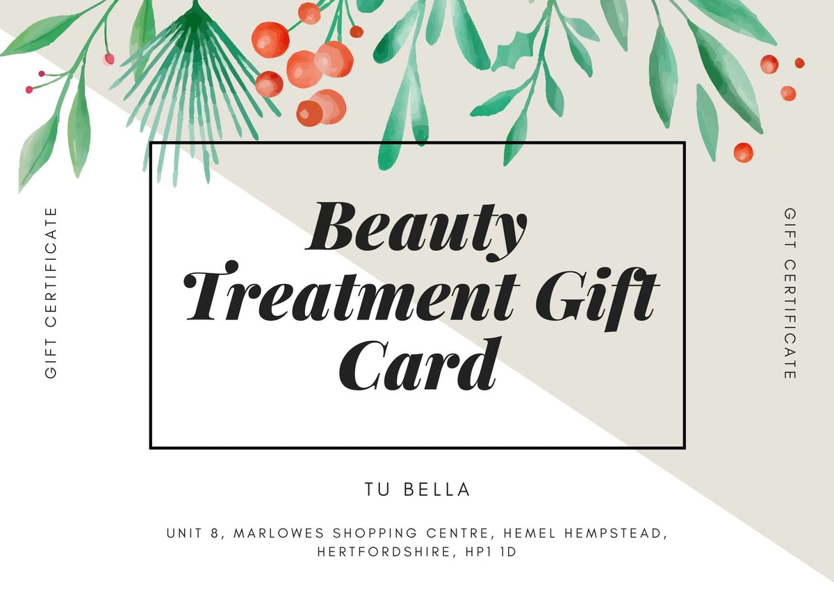 Beauty Treatment Gift Card 🎁 – Tu Bella Beauty Salon